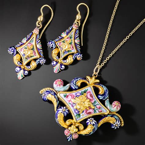 Vintage Enamel Jewelry