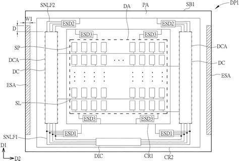 Thin Film Transistor Substrate And Display Device Patent Grant Lin Et Al Hannstar Display