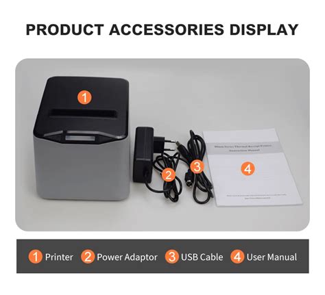 Thermal Receipt Printer 31 8 80mm Thermal Printer With Usb Serial Lan Port High Speed