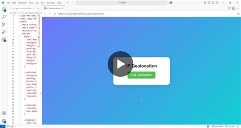 Html Css Javascript Ipgeolocation Apiintegration Datavalley Ramya Thippineni