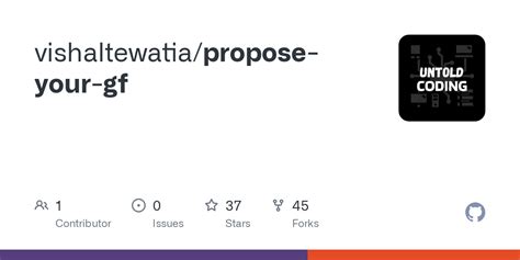 Propose Your Gfindexhtml At Main · Vishaltewatiapropose Your Gf · Github