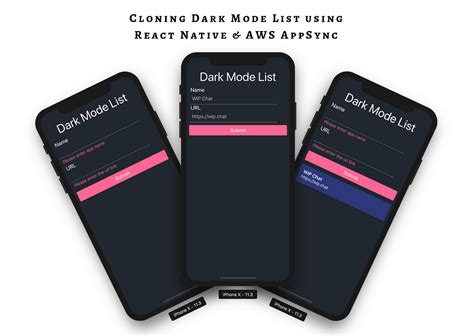 Cloning Dark Mode List Using React Native And Aws Appsync By Akshay Kadam React Native