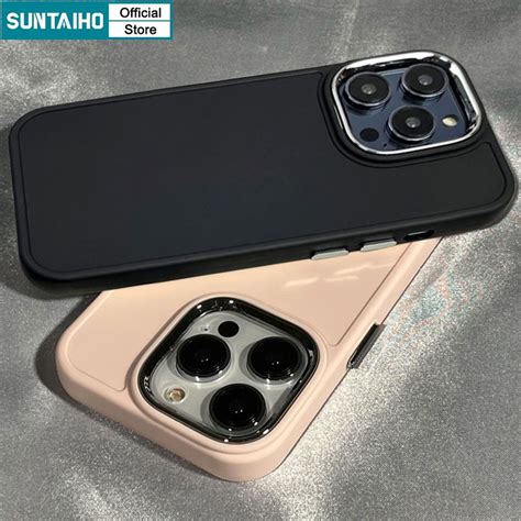 Jual Suntaiho Luxury Advanced Plating Kamera Protection Casing Iphone Xr Untuk Iphone Pro Max