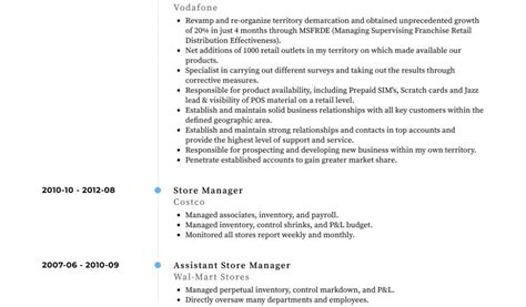 Basic Retail Resume Template Retail Resume Samples Templates Visualcv