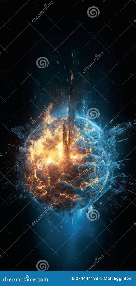 Planet Explosion Stock Illustration Illustration Of Astronomical