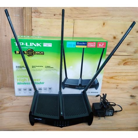 Jual Tp Link Tl Wr941hp 450mbps High Power Wireless N Router Shopee Indonesia