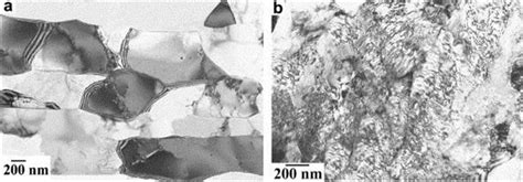 Bright Field Tem Micrographs Showing The Different Microstructures Download Scientific Diagram