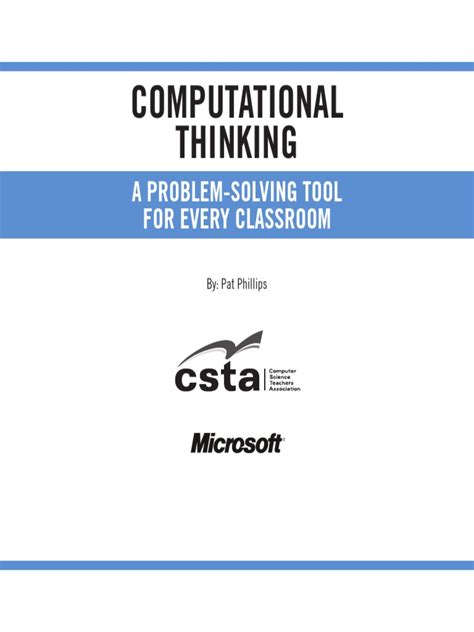 Computational Thinking For Every Classroom 1 Pdf Simulation