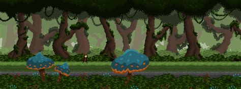 forest in my 2d game r unity2d