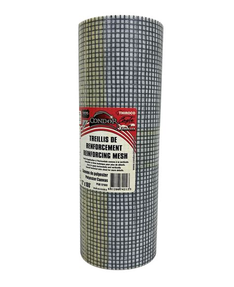Gray And White Polyester Canvas Mesh Condor Chimiques Inc
