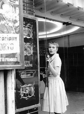 Jean Seberg During The Filming Of Breathless 1959 Jean Seberg