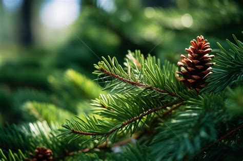 墨绿的冷杉高清图片下载 正版图片600348343 摄图网