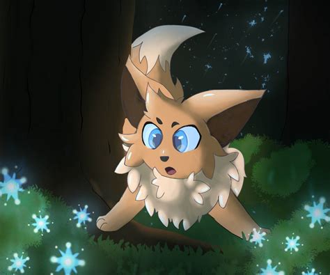 Forest Eevee By Azuleeblue On Deviantart