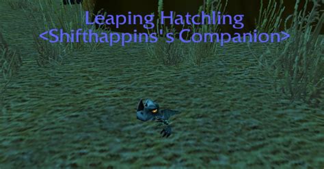 Wow Companion Collector Leaping Hatchling Uncommon Lvl 1
