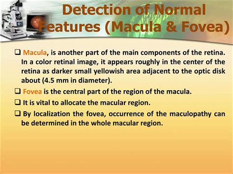 Automatic Detection Of Diabetic Maculopathy From Fundus Images Using Image Analysis Techniques Ppt