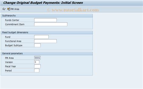 FR04 SAP Tcode Change Original Payments Transaction Code