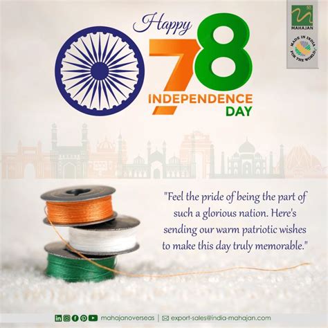 Mahajan Overseas Pvt Ltd On Linkedin 🇮🇳 Happy Independence Day On This Momentous Day We At