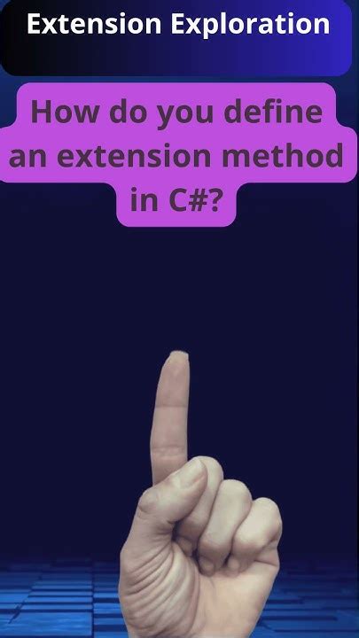 Defining Extension Methods In C Youtube