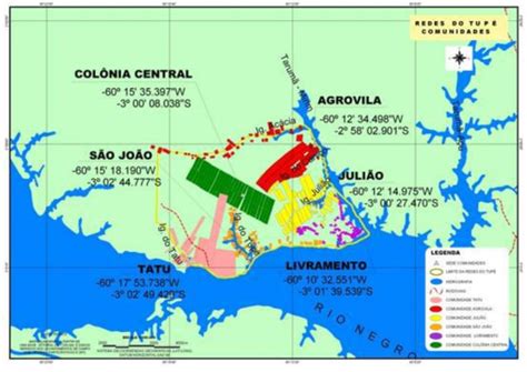 Redes Do Tupé E Suas Comunidades Download Scientific Diagram