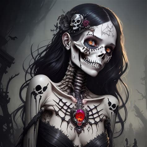 Premium Photo State Of Decay Beautiful Skeleton Tat