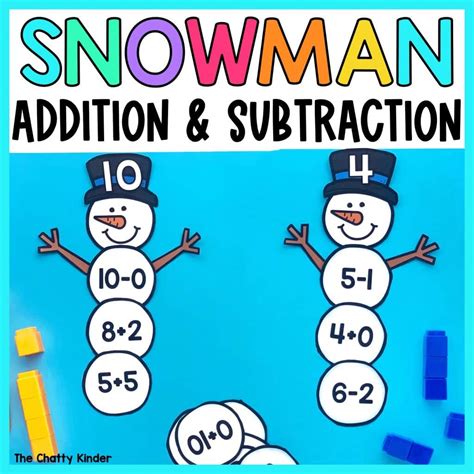 Hands On Addition And Subtraction Matching Activity The Chatty Kinder