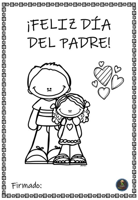 Dia Del Padre Para Colorear Para Niños Dibujos Para El Dia Del Padre