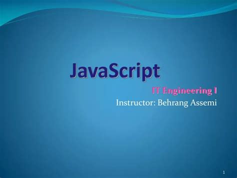 ppt javascript powerpoint presentation free download id 9696923