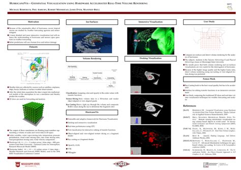 Pdf Hurricanevis Geospatial Visualization Using Hardware Accelerated Real Time Volume Rendering