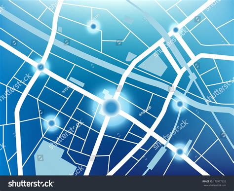 City Map Vector Illustration Stock Vector Royalty Free Shutterstock