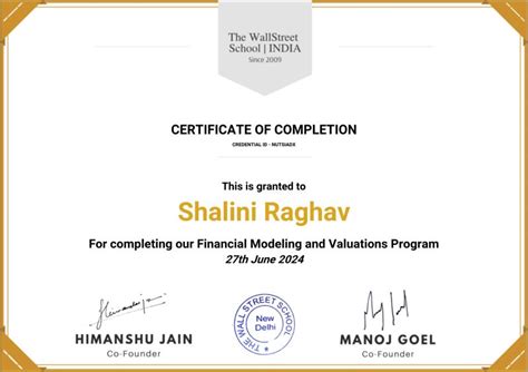 Shalini Raghav On Linkedin Im Happy To Share That Ive Obtained A New