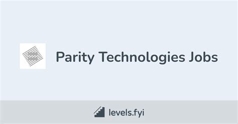 Parity Technologies Jobs Levels Fyi