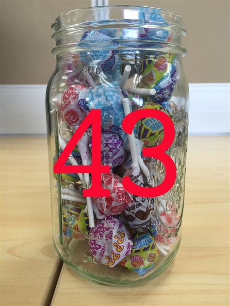 How Many Tootsie Rolls Fit In A Gallon Jar Marisol Has Fowler
