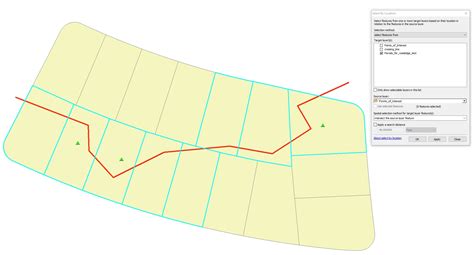 Solved Selecting Polygons Overlayed By Polylines Esri Community
