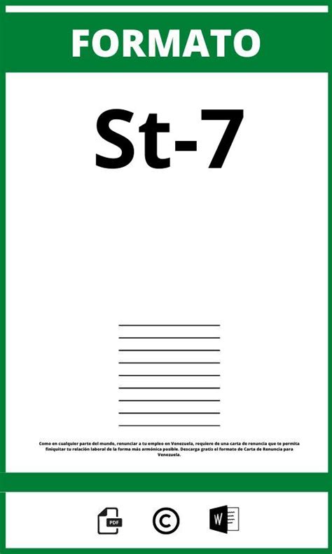 Formato St 7 Editable 2026