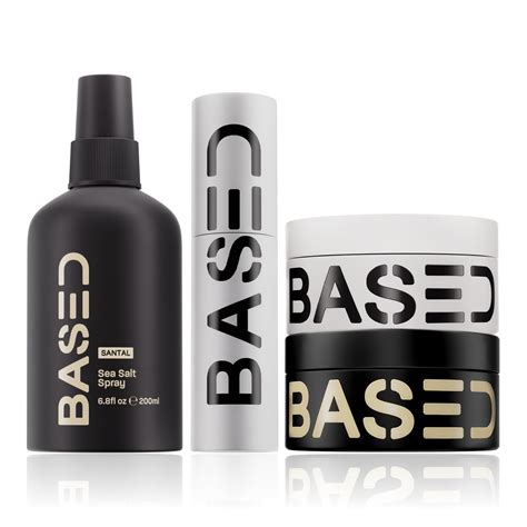 Based Ultimate Straight And Wavy Bundle Sea Salt Spray Texture Powder Hair Clay