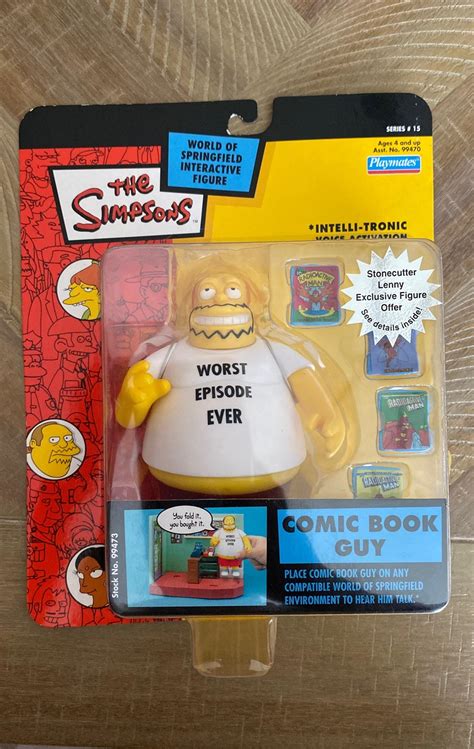 Simpsons Characters Comic Book Guy