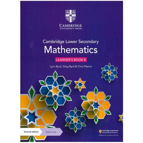 Cambridge Lower Secondary Mathematics Learners Book 8 With Digital Access