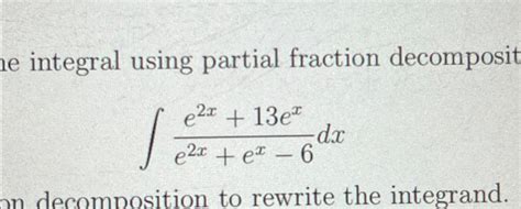solved evaluate the integral using partial fraction