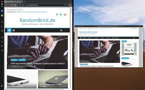 Macos Split View Nutzen Randombrickde
