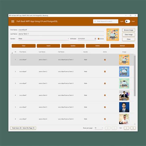 Code A Minute 🚀 ชุดที่ 3 Wpf App แบบ Modern Ui ในโหมด
