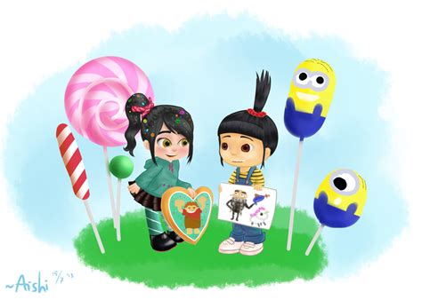 Vanellope Meets Agnes By Icy Ciel On Deviantart