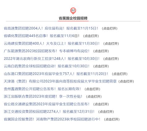 11月大型央企省属国企公职岗位招聘汇总超10万个岗位 德州职业技术学院就业信息网