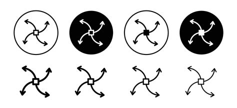Flexibility Or Agility Icon Agile And Directional Leap Flow Symbol