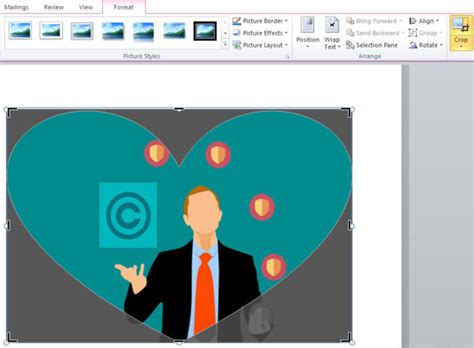 How To Crop Pictures In Word UPaae