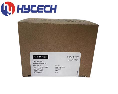 Siemens Plc Controller S7 1200 Simatic S7 1200 Compact Cpu 1212c Dcdc