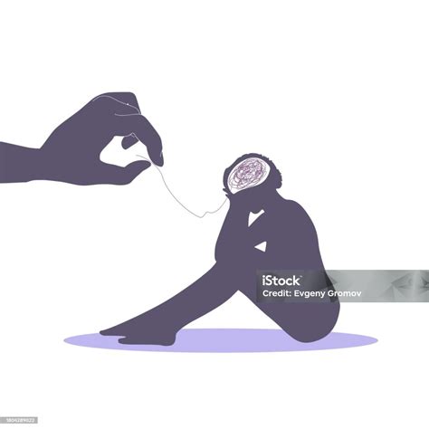 Unraveling Tangled Tangle Psychotherapy Concept Metaphor Of Problem Solving Chaos And Mess