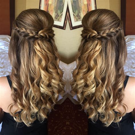 Twisted Half Up Wedding Hairstyle Half Wedding Down Braid Diy Twisted Hairstyle Hairstyles Crown