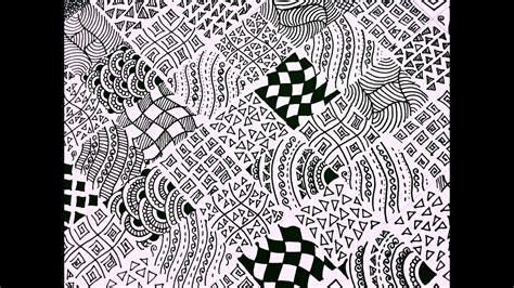 15 Easy Zentangle Patterns Full Page Zentangle Karthika Loves Diy Youtube