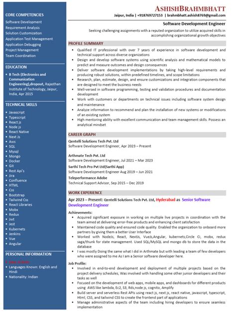 ashish full stack developer cv pdf web application peer to peer