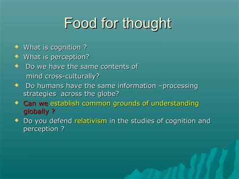 What Is Cognitive Perception Différents Types De Perception Bedn